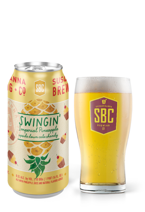 Swingin' Imperial Pineapple Upside Down Cake Shandy - Northeast ...